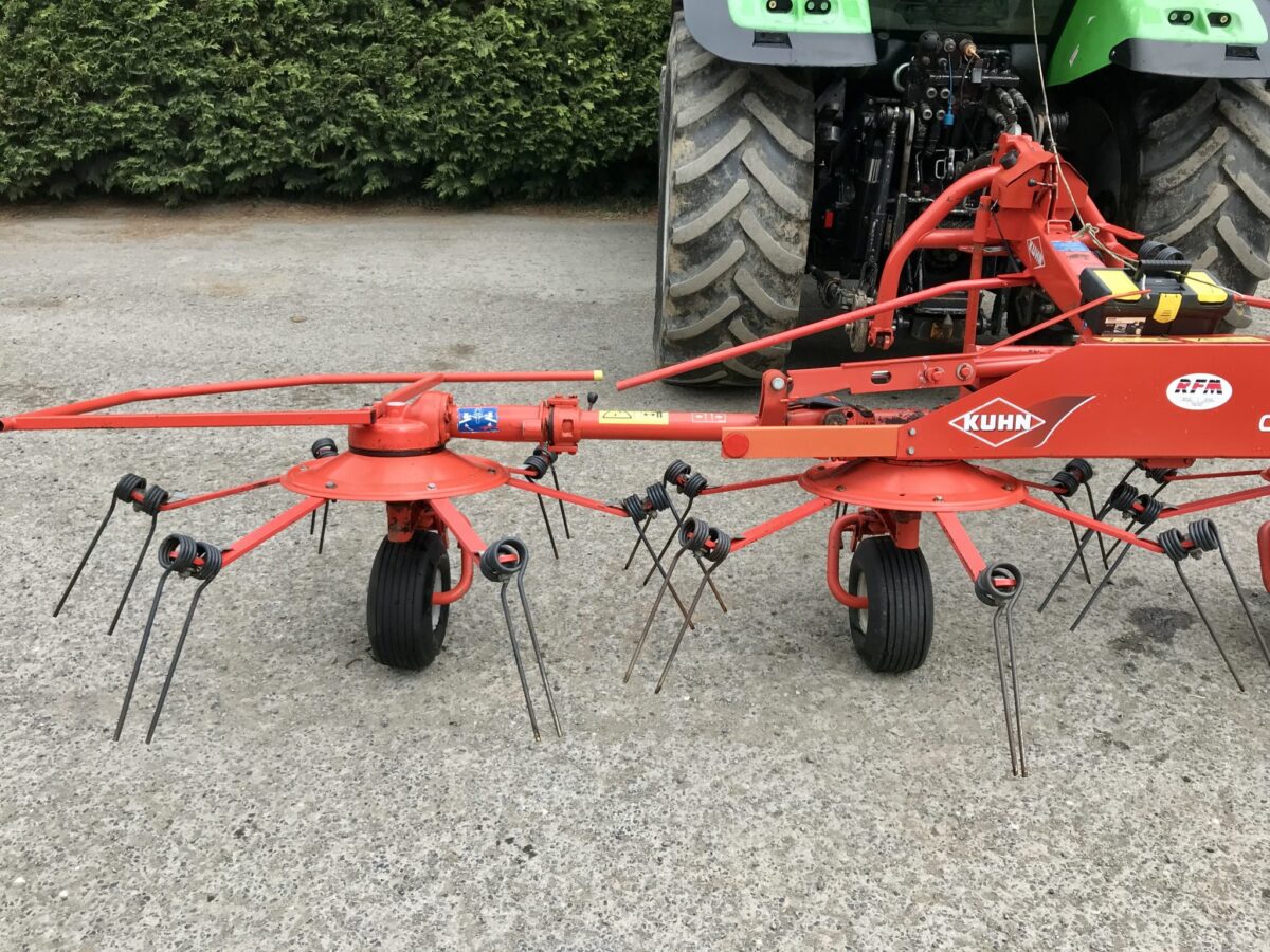 Kuhn GF 5001 MH - 4 rotor tedder - Pallisers of Hereford Ltd