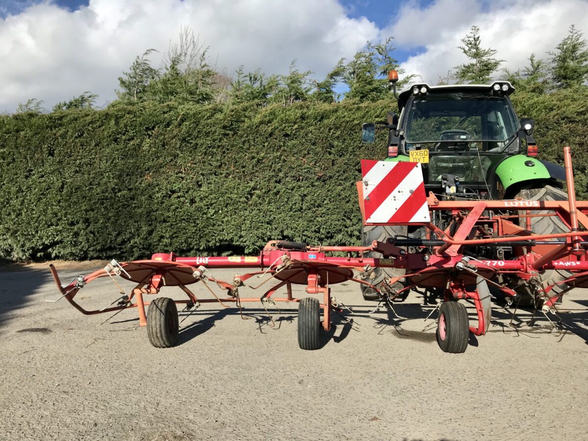 Lely Lotus Stabilo 770 6 rotor tedder - Pallisers of Hereford Ltd