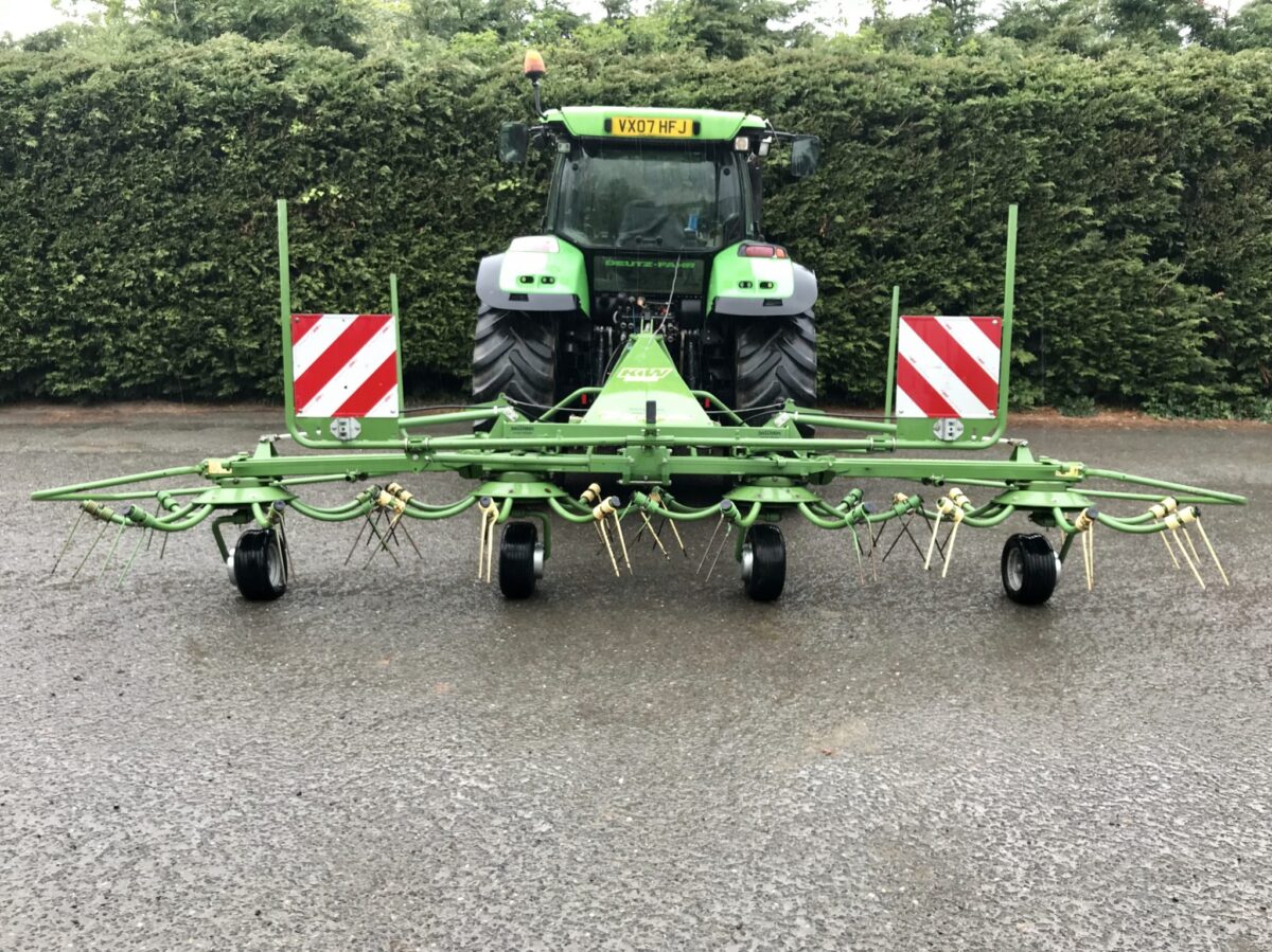 Krone KW 5.52 - 4 rotor tedder - Pallisers of Hereford Ltd