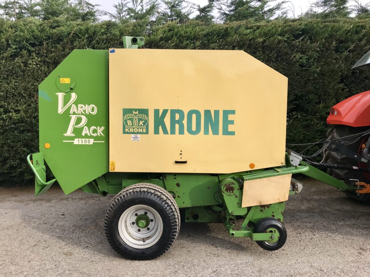 Krone Vario Pack 1500 round baler – Pallisers of Hereford Ltd