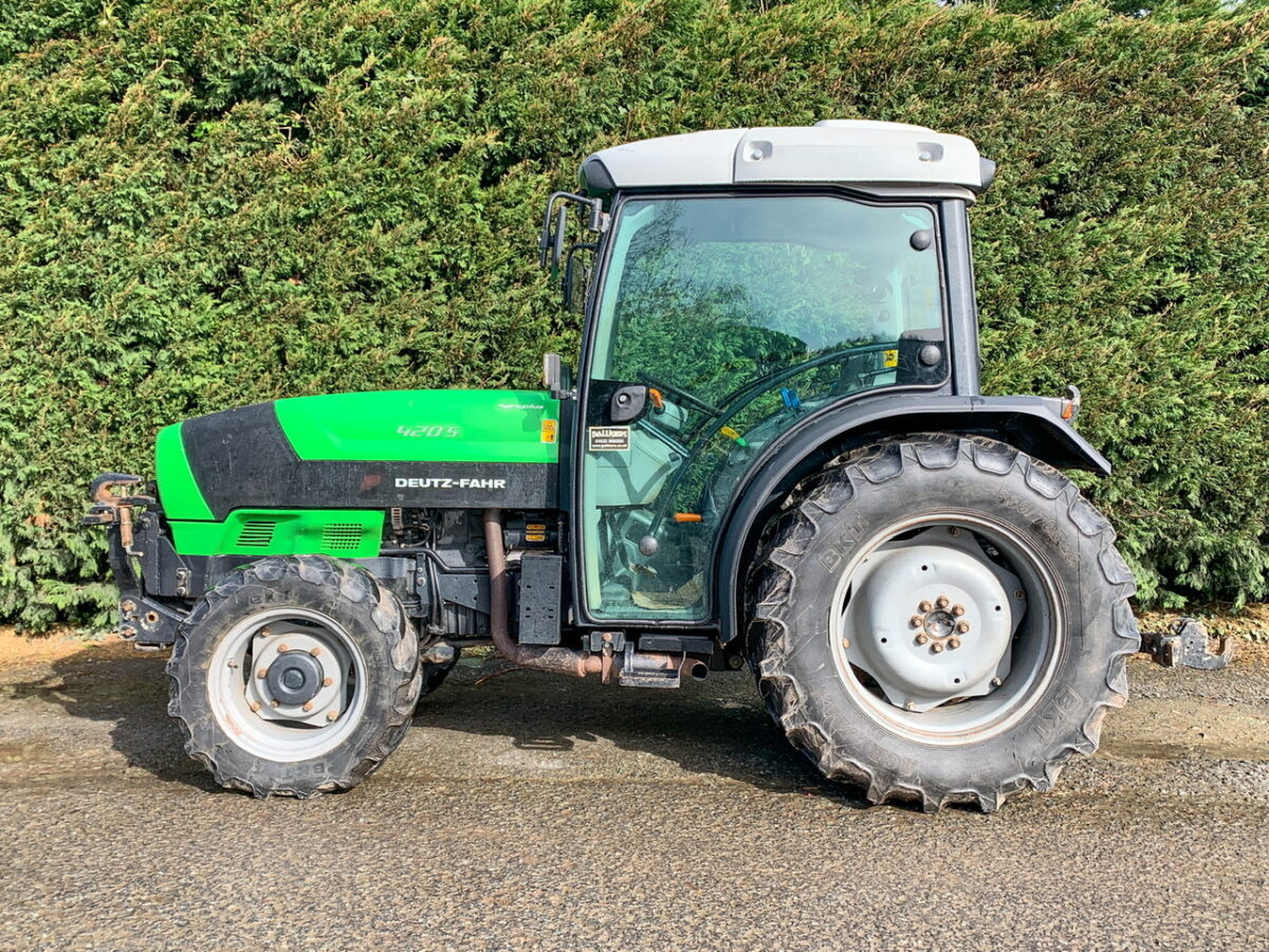 Deutz Fahr Agroplus 420 S fruit tractor – Pallisers of Hereford Ltd