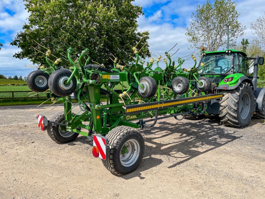 Krone KWT 1300 trailed tedder - ex demo - Pallisers of Hereford Ltd