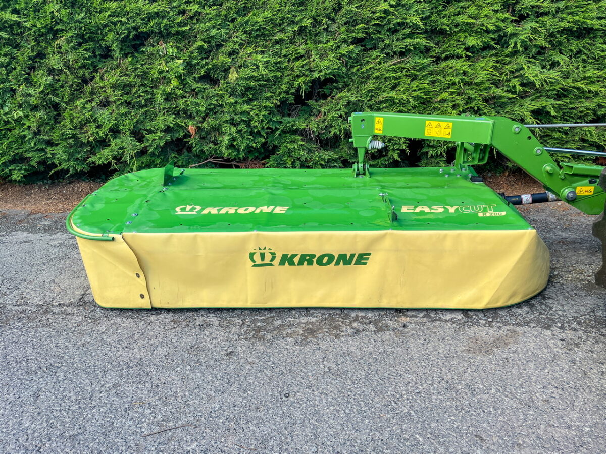 Ex demo Krone EasyCut R280 plain mower - Pallisers of Hereford Ltd