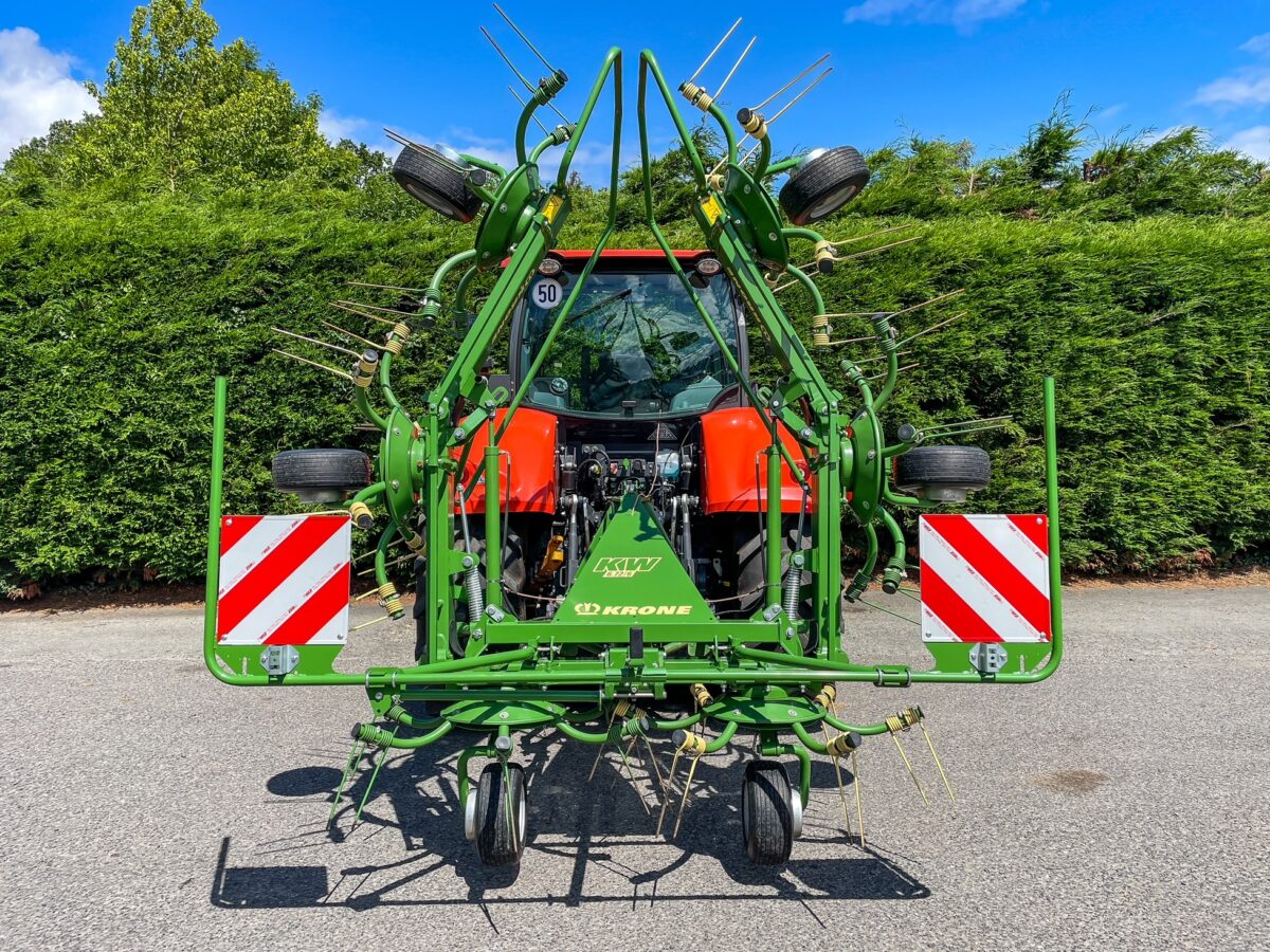 Krone KW 6.72/6 - 6 rotor tedder - Pallisers of Hereford Ltd